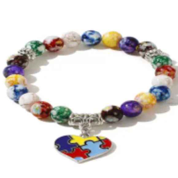 Jewelry | New Autism Heart Puzzle Bracelet | Poshmark